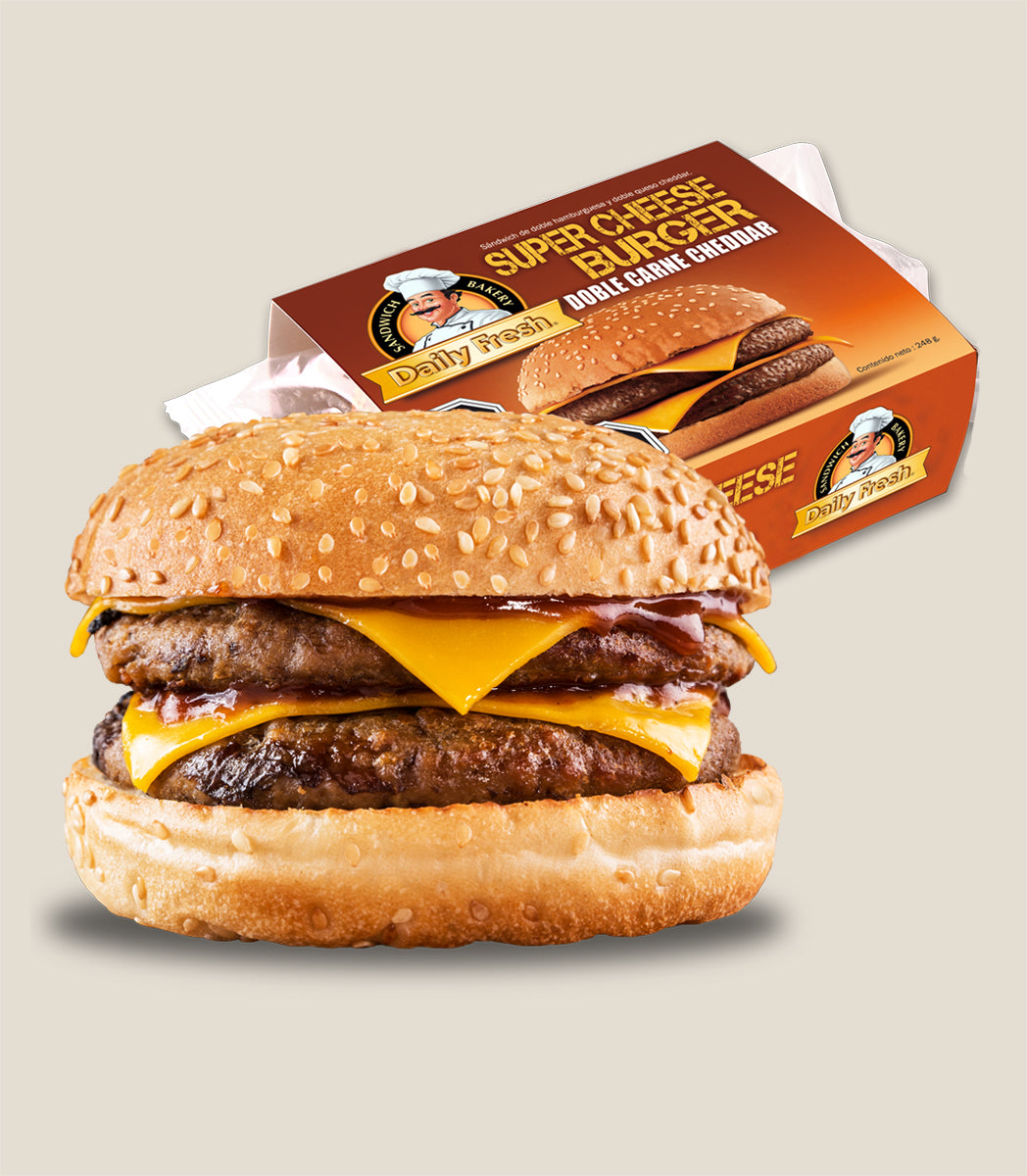 Hamburguesa Super Cheese Burger – Daily Fresh
