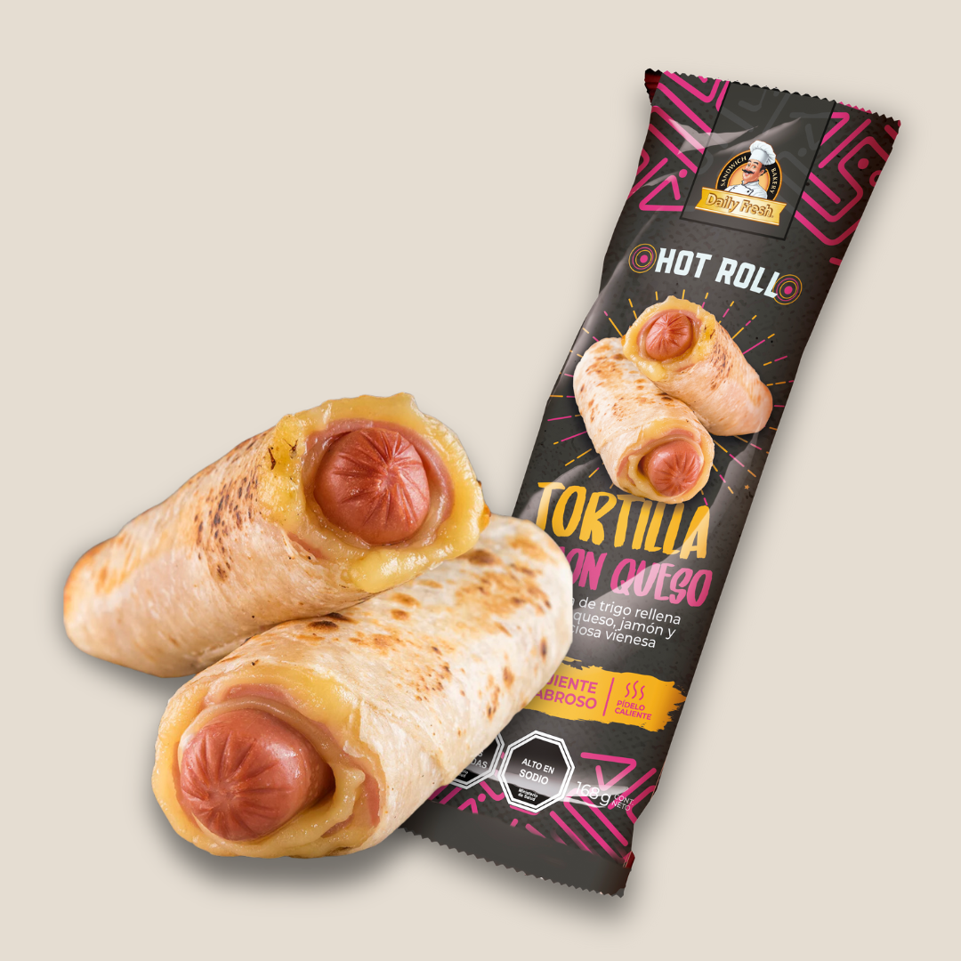 Hot roll Jamón Queso – Daily Fresh